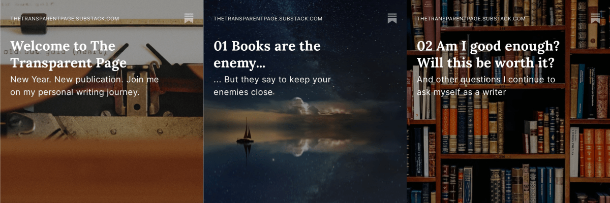 Join my Substack – The Transparent Page by Lizzie B – Lizzie's Week